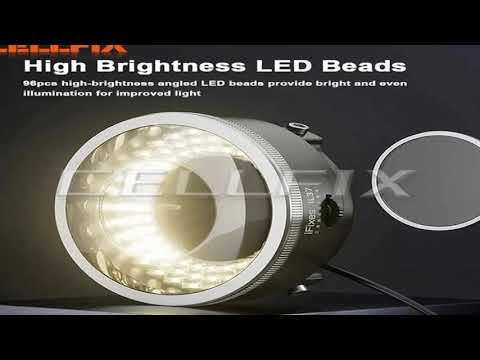 iFixes iL37 Microscope Polarized LED Ring Light Lamp Anti Glare Illuminators Source Eliminating