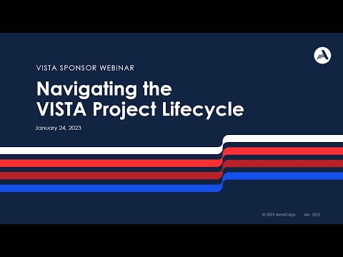 Navigating the VISTA Project Lifecycle (1/24/23)