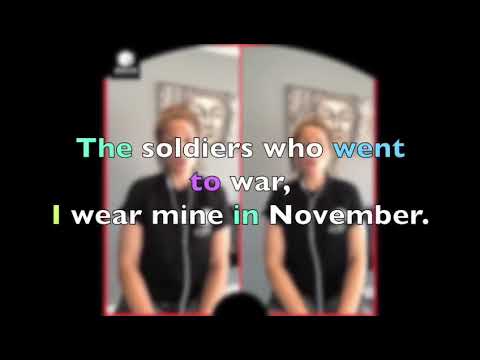 HIGH FREQUENCY WORDS | REMEMBRANCE DAY | SINGING SPELLINGS | LEARN THROUGH PLAY | SING