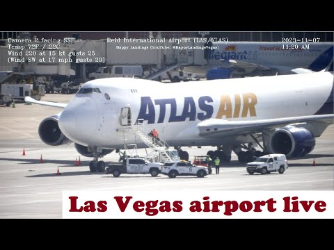 🔴 Live Las Vegas airport camera with ATC