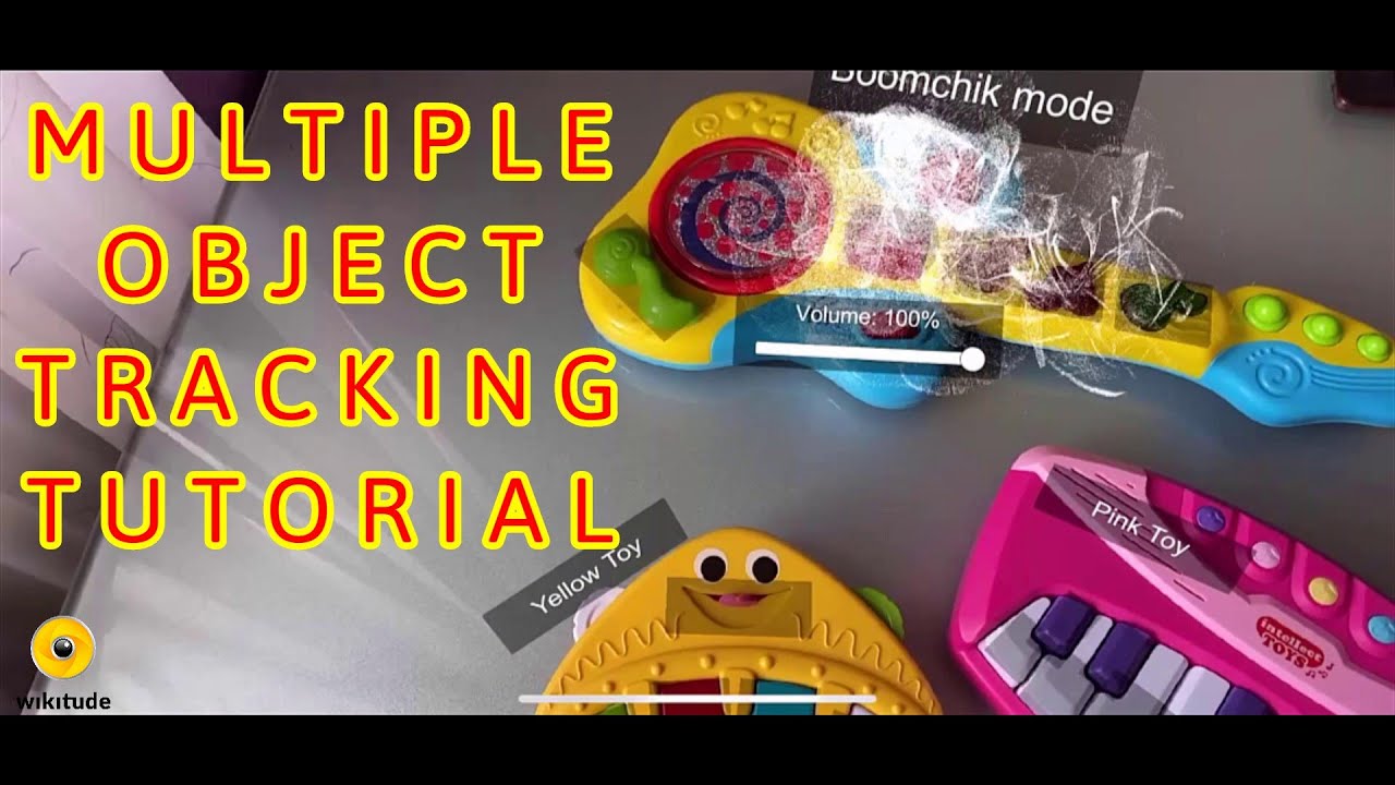 Multiple Object Tracking - Wikitude Tutorial (Musical Toys)