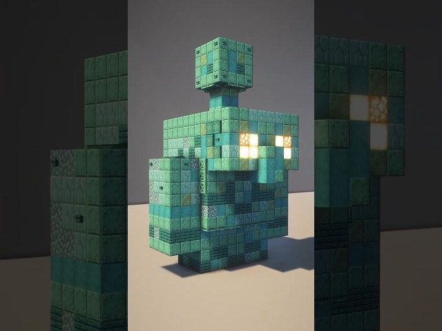 The Oxidized Copper Golem Statue Minecraft Map