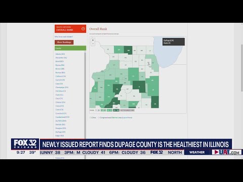 New report ranks the healthiest counties in Illinois