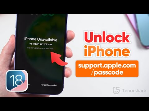 How to Unlock iPhone support.apple.com/passcode Screen on iOS 18 | 2025
