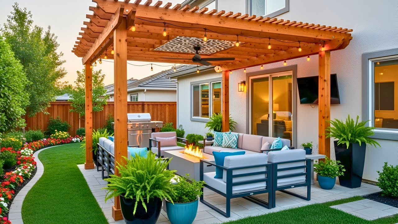 100+ Covered Patio Ideas: Transform Your Backyard with Stunning Pergolas, Awnings & Gazebos!