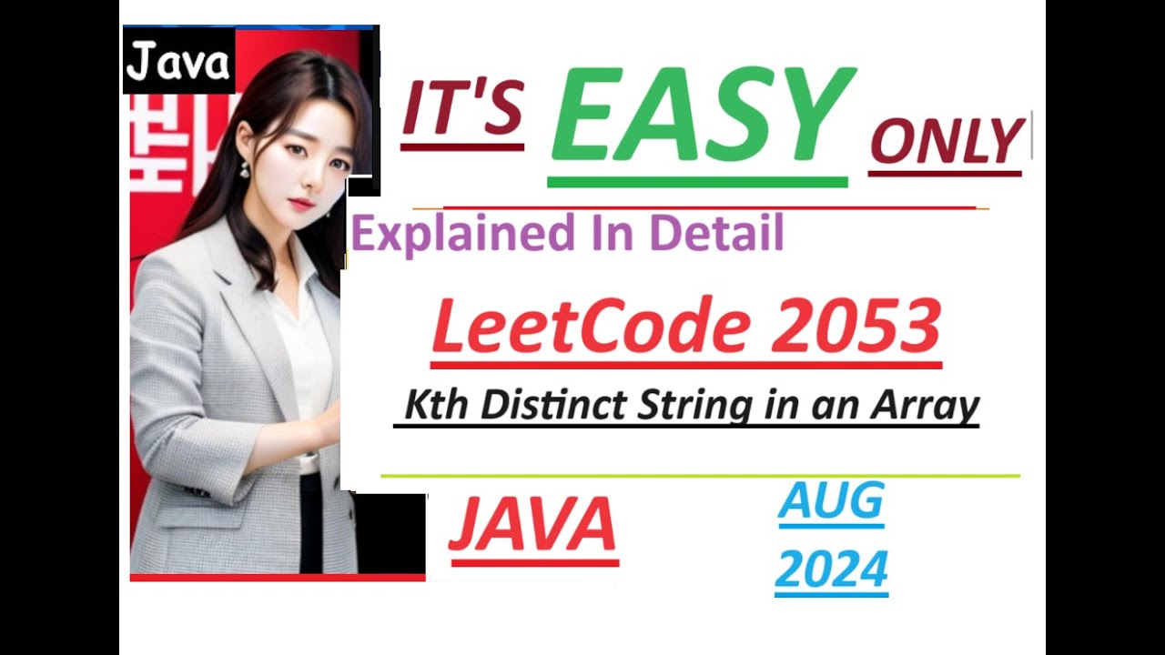 Kth Distinct String in an Array | Leetcode 2053 | Java Code | Developer Coder
