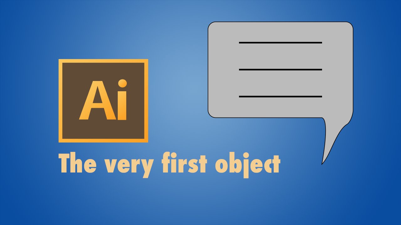 Web Design Tutorial - Adobe Illustrator - Creating a Speech Bubble