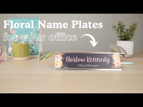 Desk Name Plates