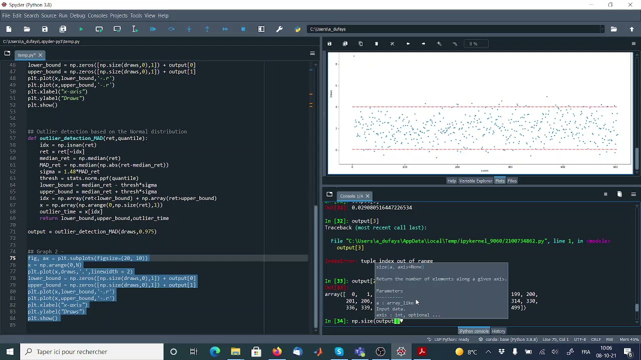 Data Mining - Outlier detection - Exercise 1.d