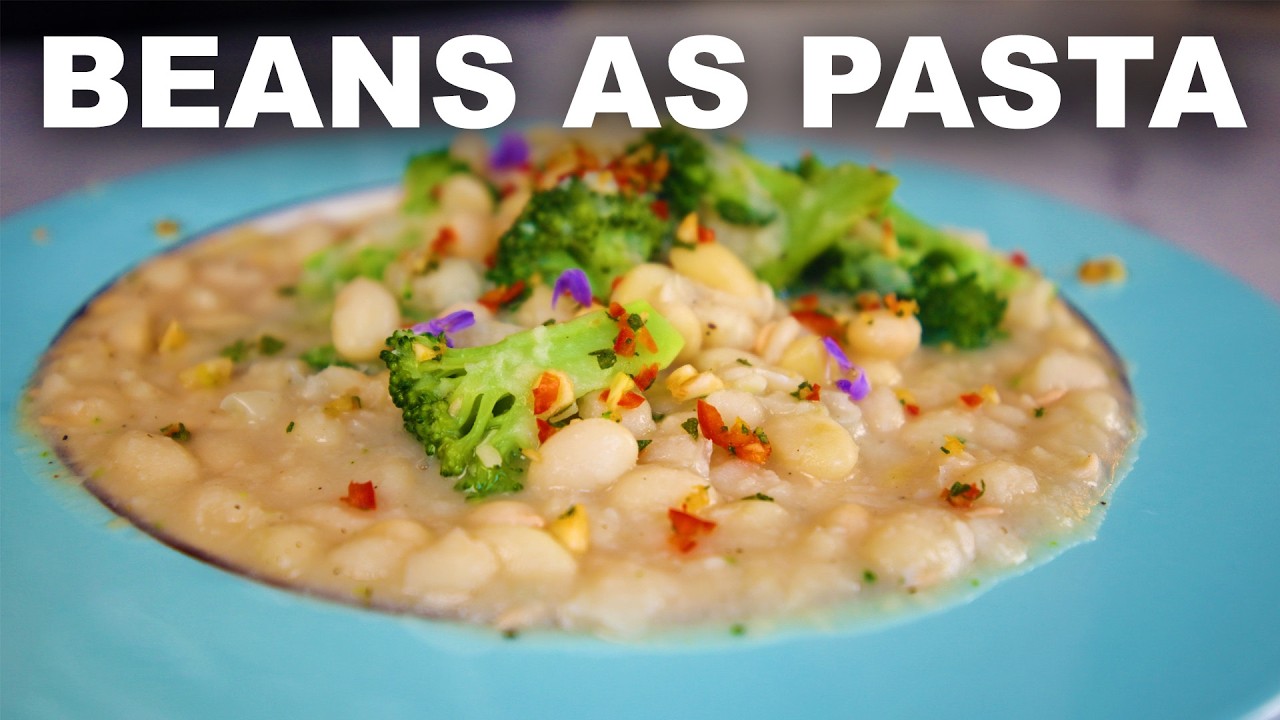 Cacio e pepe beans and broccoli