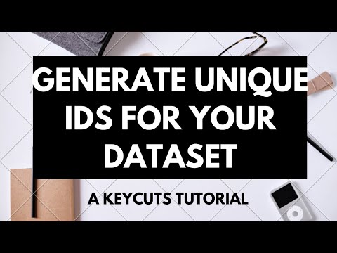 Generate unique IDs for your dataset for building summary reports - Excel & Google Sheets