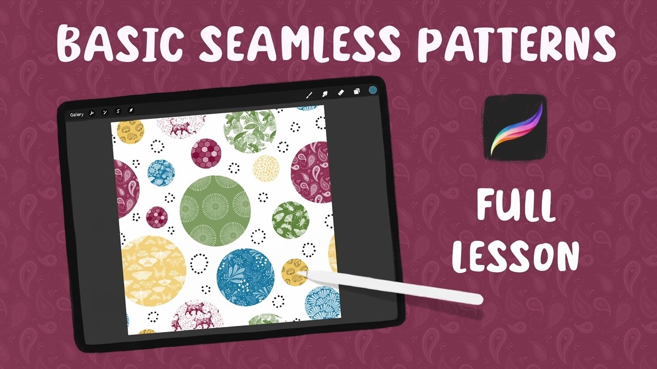 How to Make Seamless Repeat Patterns in Procreate Step-by-Step