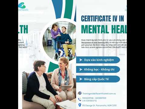 Certificate IV in Mental Health - Training and Skills Certified