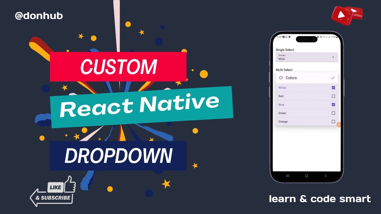 Build Amazing Select Components in React Native Expo: 10 Minutes!
