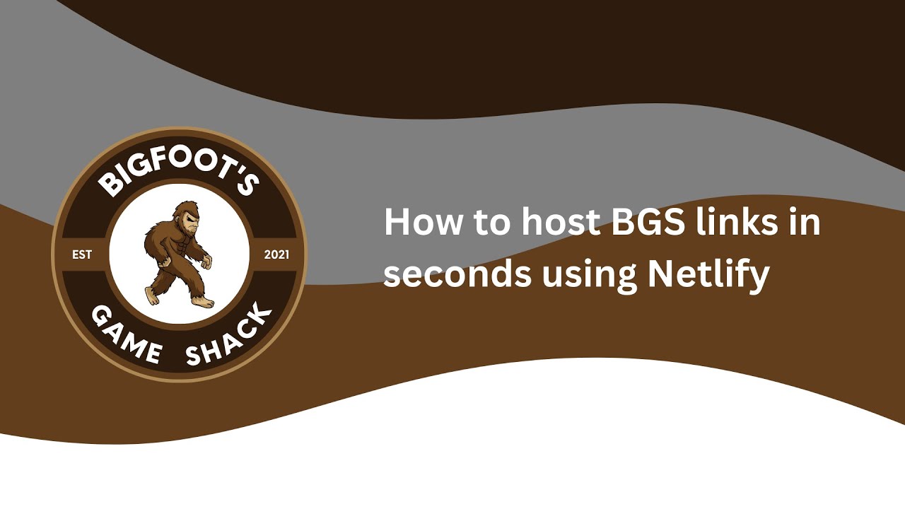 How to create unblocked Bigfoot's Game Shack links using Netlify and Github!