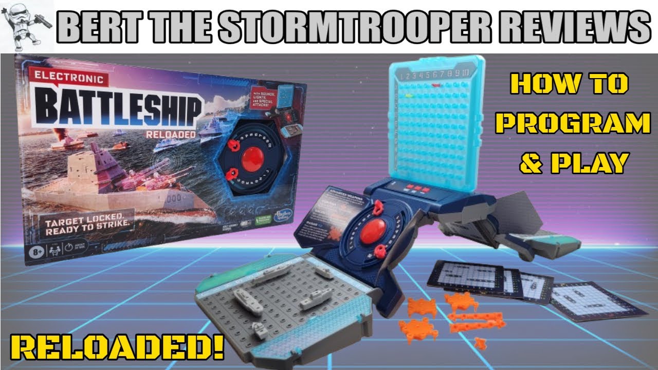 Electronic Battleship Reloaded Game Review! Bert the Stormtrooper Reviews!