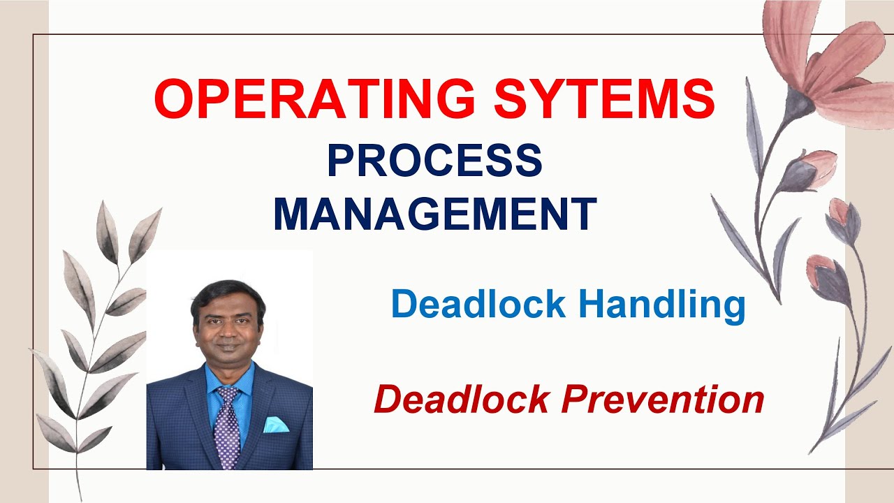 Operating System Process Management Deadlock Handling Deadlock Prevention