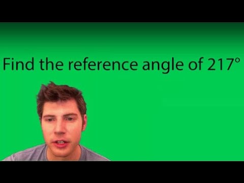 How to Find a Reference Angle