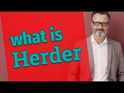 Herder | Meaning of herder 📖