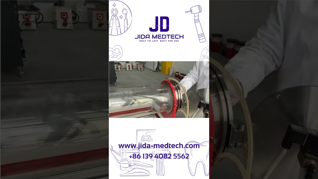 Make Gold Blue Color Rotary File with Jida Medtech's Vacuum Furnace Machine For Making Endo File