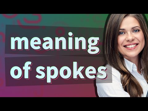 Spokes | meaning of Spokes