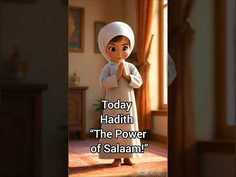 Say Salaam, Spread Peace! | Beautiful Hadith for Kids #IslamForChildren#Shorts