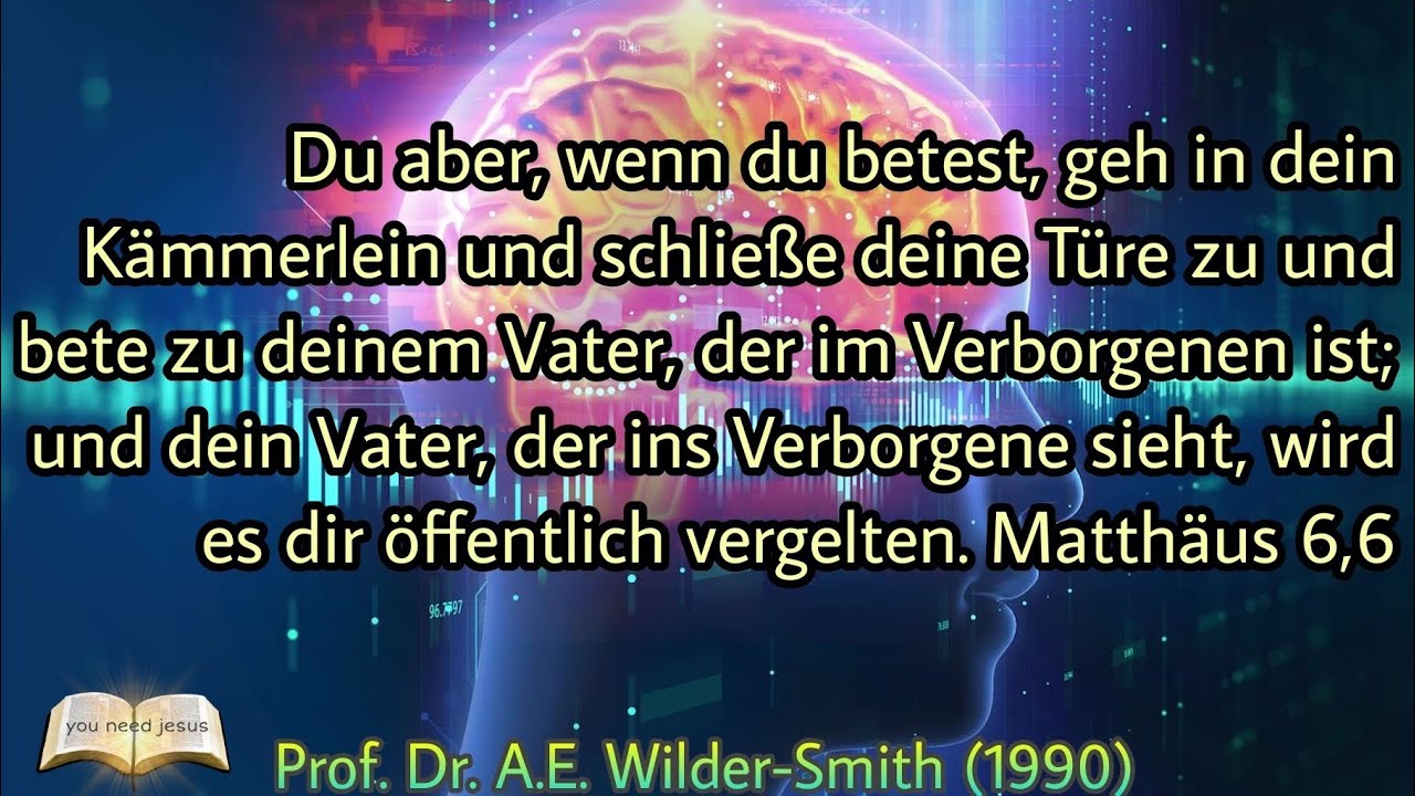Computerwesen des menschlichen Gehirns - Prof. Dr. A.E. Wilder-Smith (1990) Schöpfung + Wissenschaft