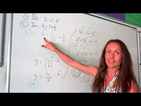 The Maths Prof: Square Roots of Complex Numbers