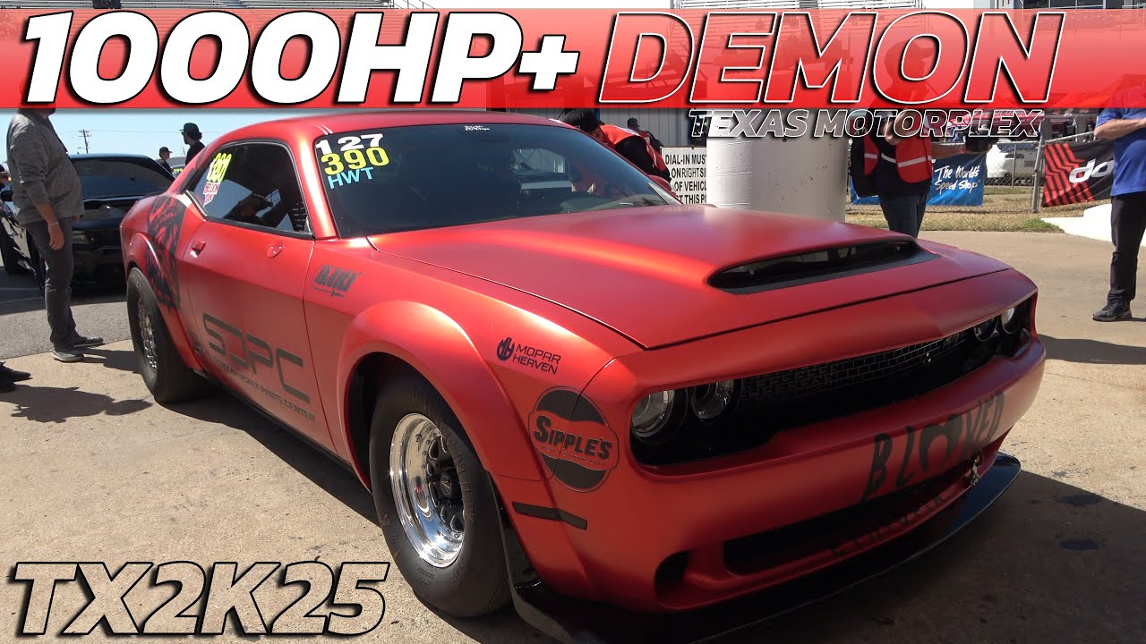 Dodge Demon Drags Hellcat, World Record Hawk, Wheelie Charger, It's a ...