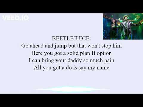 Beetlejuice Say My Name Broadway Previews Edit (Lyrics)
