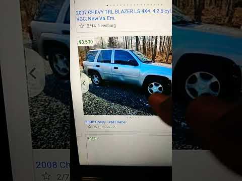 2008 chevy trailblazer 3,500 great 👍deal