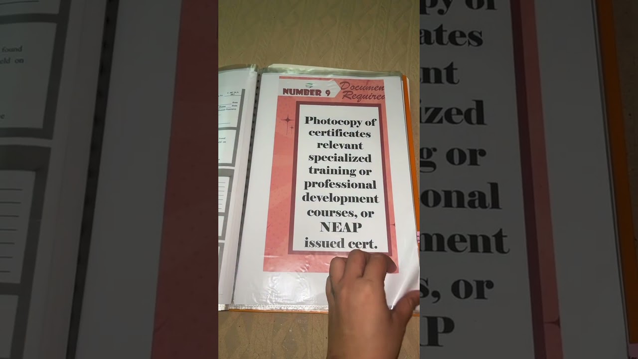 Deped Reclassification for Teacher VI pertinent papers and Movs