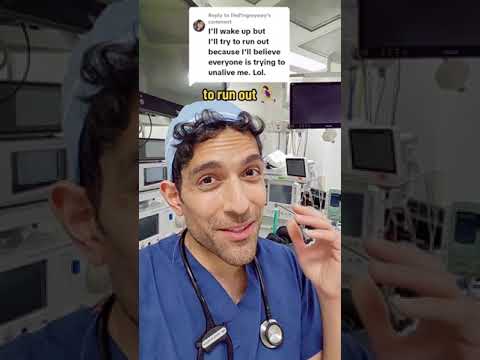Patient jumps in surgery