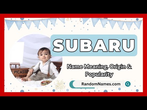 Subaru - Baby Boy Name Meaning, Origin & Popularity - RandomNames.com