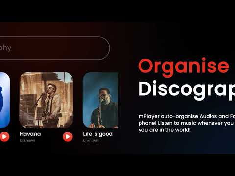 mPlayer : Music Player for android phone that play MP3 downloader song | MP3 Player | Audio Player