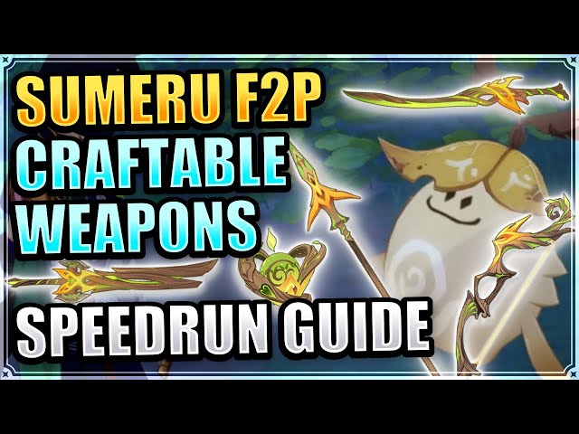 How to get Sumeru weapon blueprints in Genshin Impact