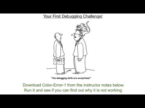 Learn Debugging Color Maker Error 1 UIKit Fundamentals - Mind Luster