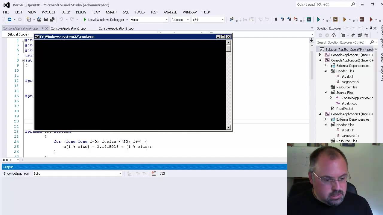 Programming Parallel Sections with OpenMP
