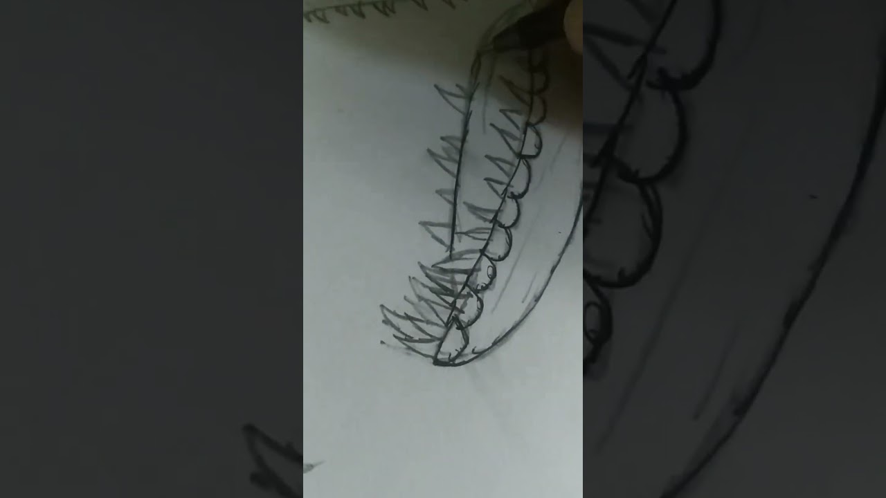 My Giganotosaurus vs Indominus Rex Drawing by art. simple #shorts #dinosaur #art