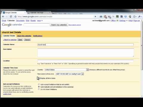 Embedding Google Calendar on your site
