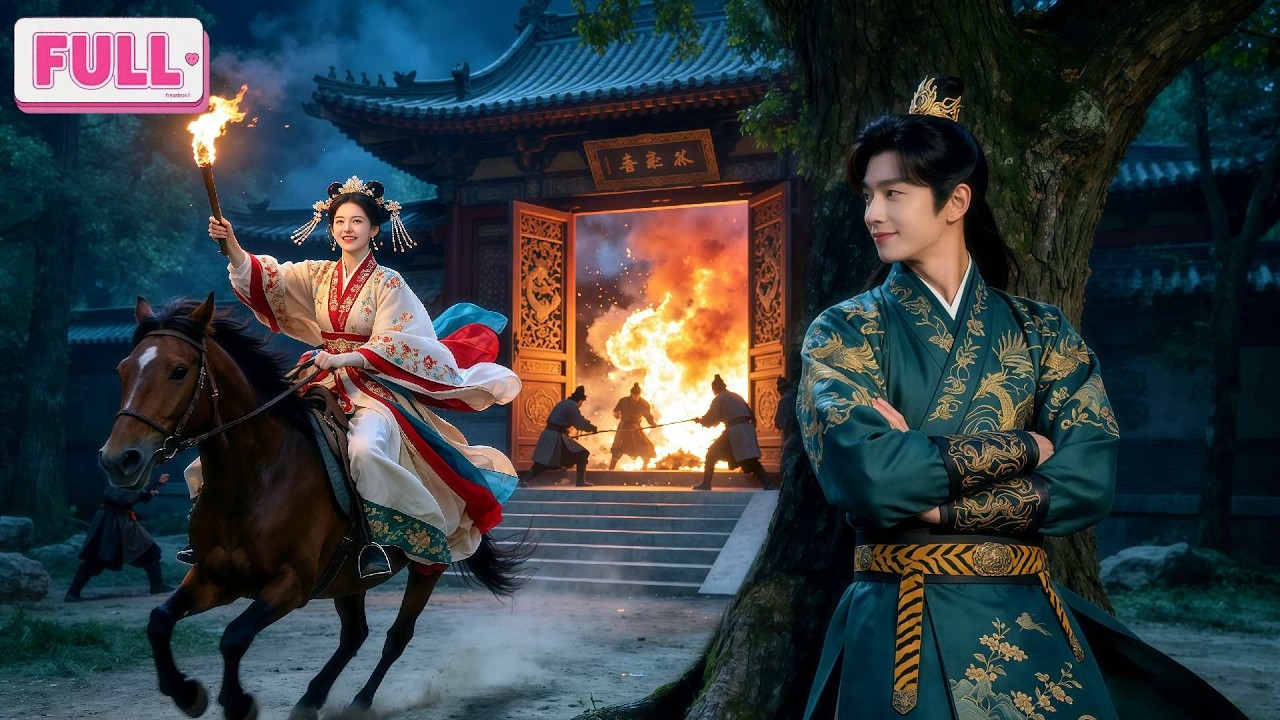 Pangeran 30 Tahun Tak Pernah Senyum!Lihat Gadis Miskin Bakar Kamar Pria Selingkuh&Lari!Ketawa Terus!