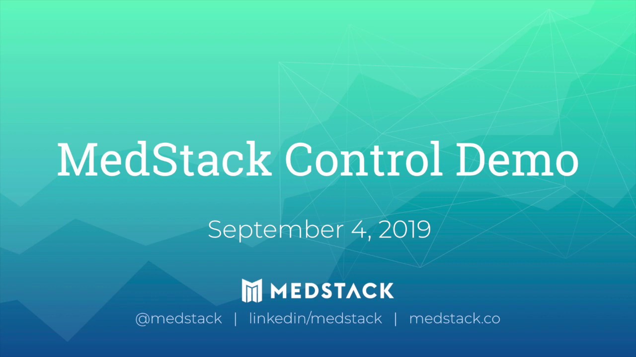 MedStack Control Demo