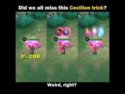 Did we all miss this Cecilion trick?