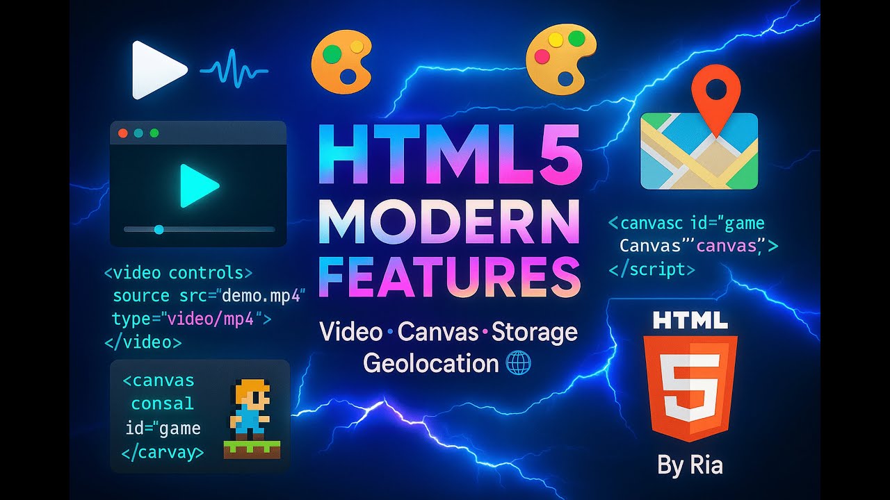 Modern HTML5 Features Asked in Interviews 2025!