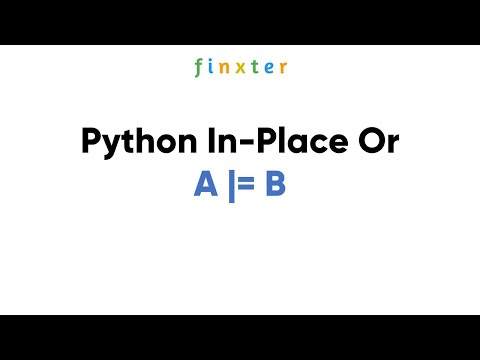 Python |= Operator Meaning
