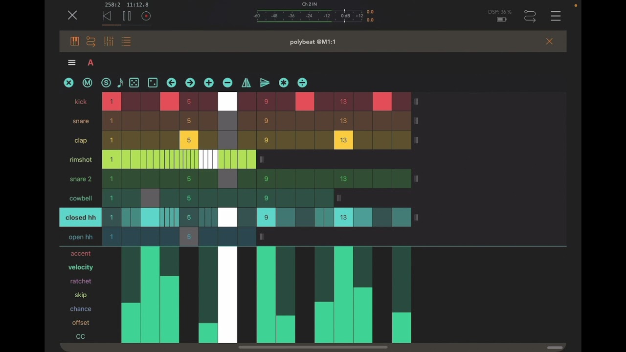 polybeat - polyrhythmic drum sequencer
