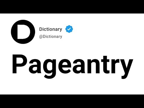 Pageantry Meaning In English