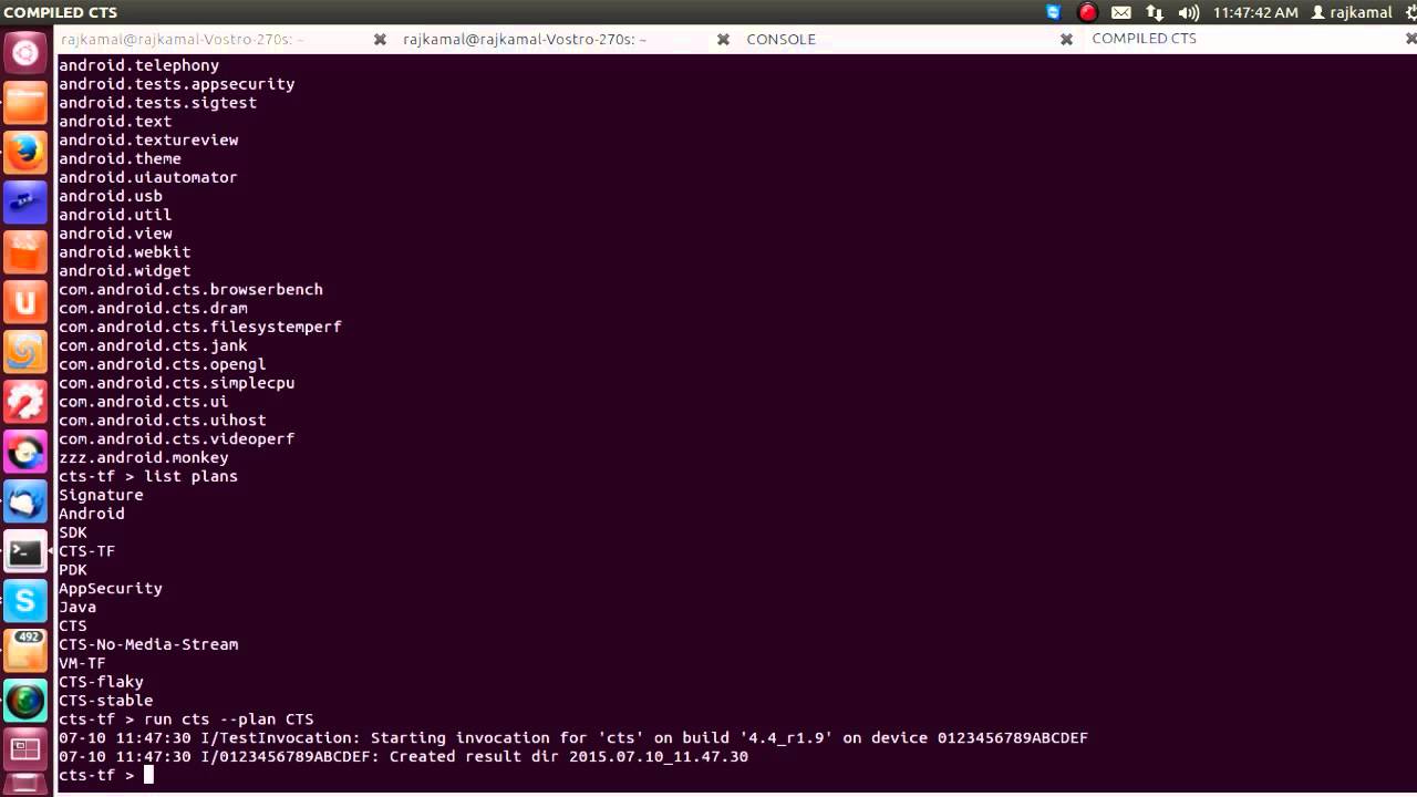 Compatibility Test Suite demo