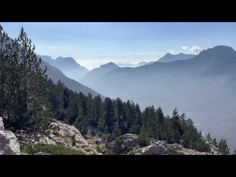 🇦🇱 View of valley from Peja pass, Theth, Shkodër, Albania