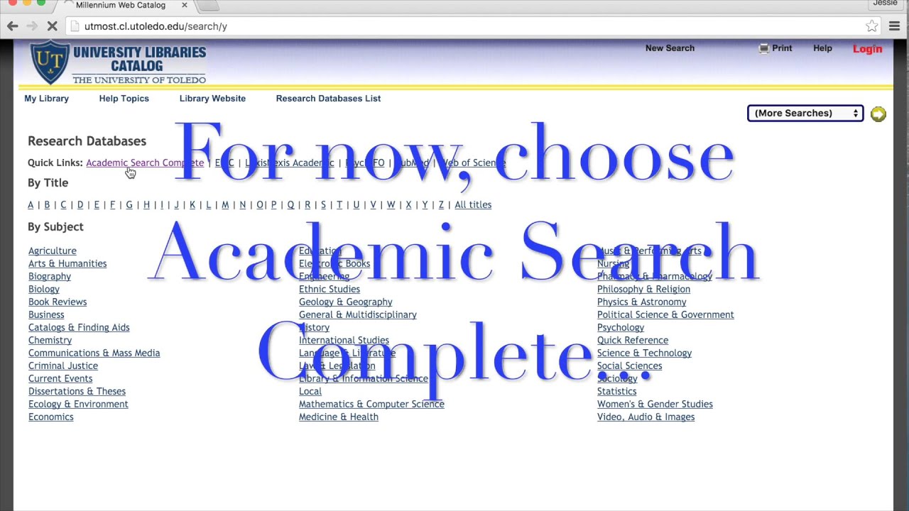 Research Databases: How To PDF